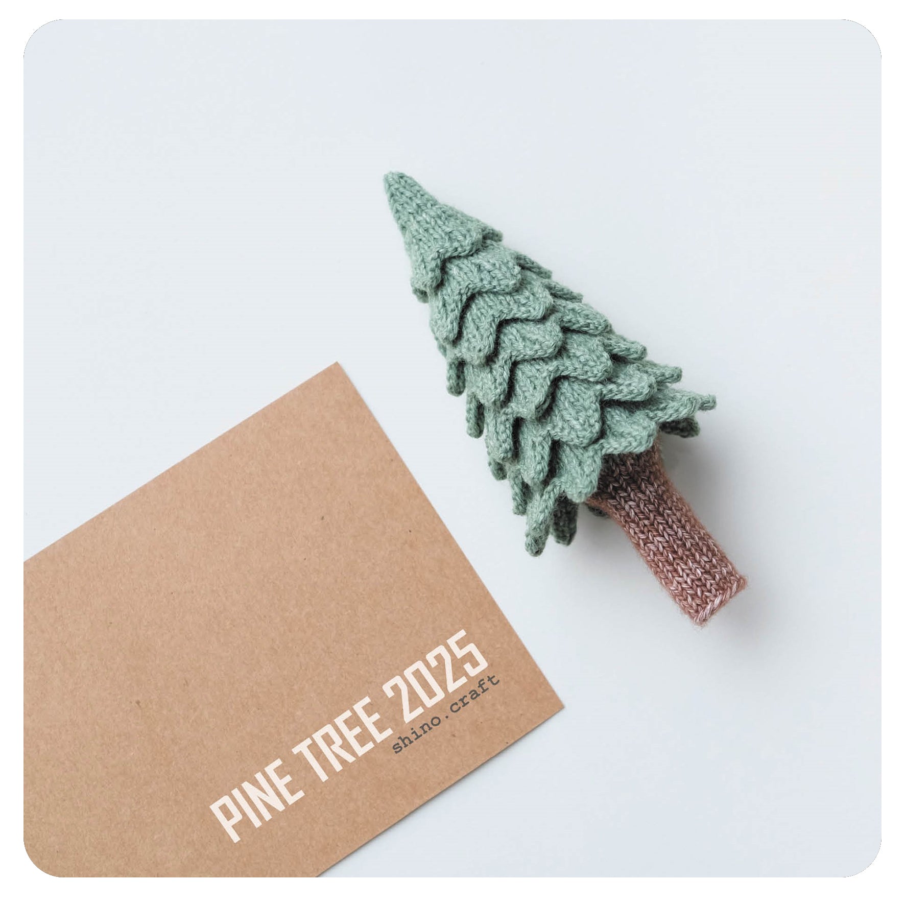 Knitting pattern: Pine Tree 2024 – Shinocraft